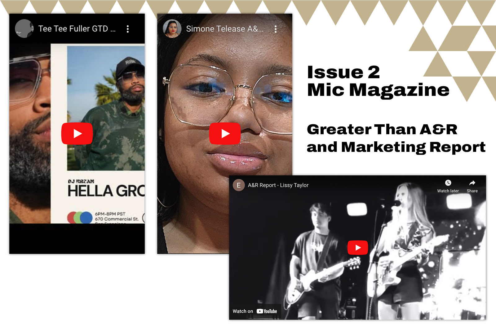 Greater Than A&R and Marketing Report - Issue 2 - Mic Magazine